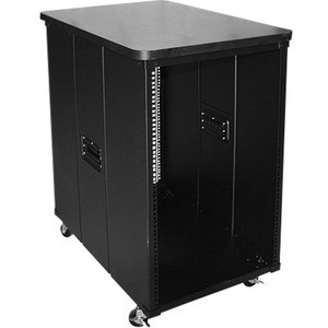 Claytek 9U 600mm Depth Simple Server Rack with Wood Top - - (WD-960-WT)