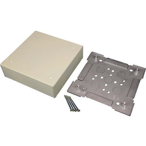 Wiremold 3000 Utility Box Fitting 2-gang Ivory Steel V3028