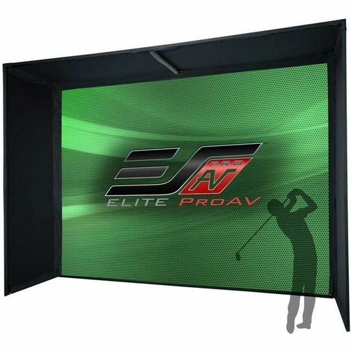 Elite ProAV Golf Bay Pro Projection Screen PROGOLFBAY10X10