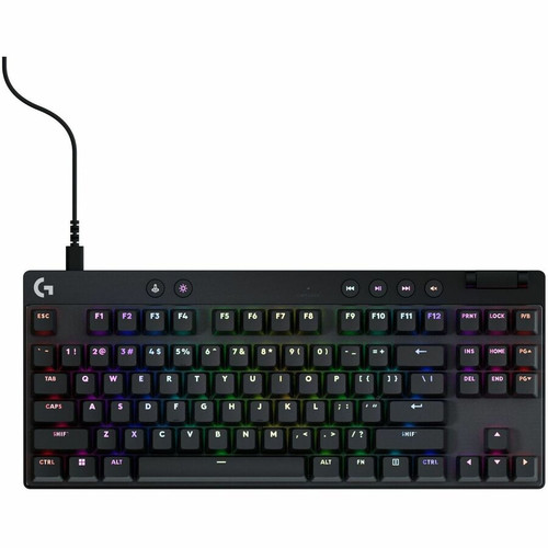 Logitech G PRO X TKL Gaming Keyboard - Cable Connectivity - (920-013131)