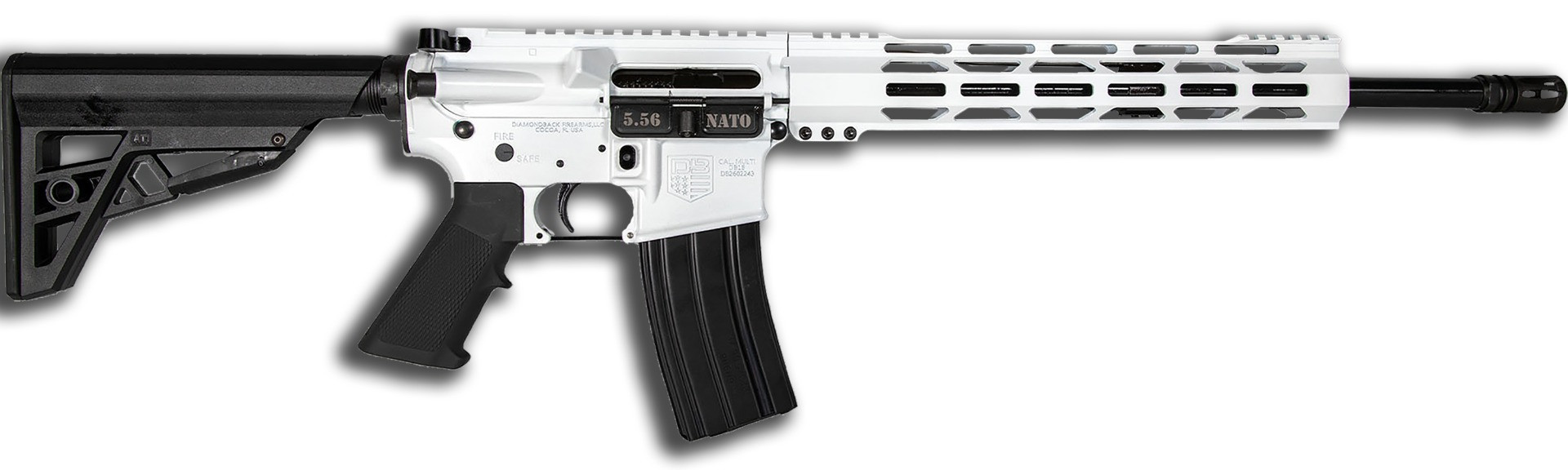 Diamondback DB15MZ CALIFORNIA LEGAL - .223/5.56 - White - Wilde Built ...