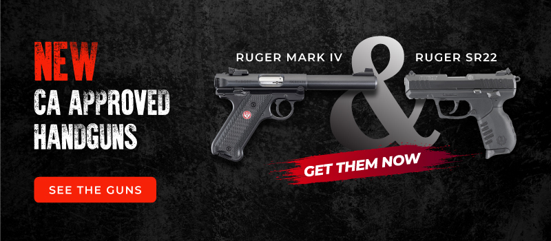 New Ruger Mk IVs & SR22s are here! - Calguns.net