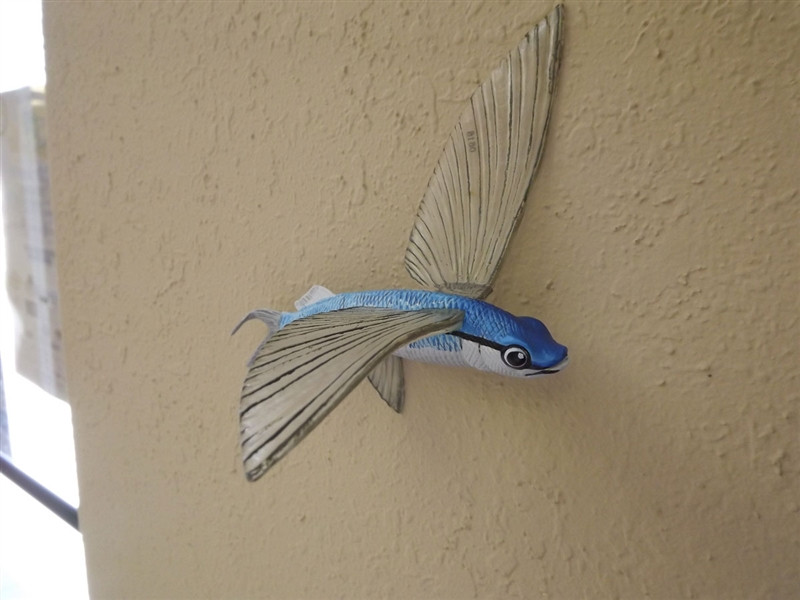 6 Inch Flying Fish Baitfish Mount Replica Reproduction For Sale