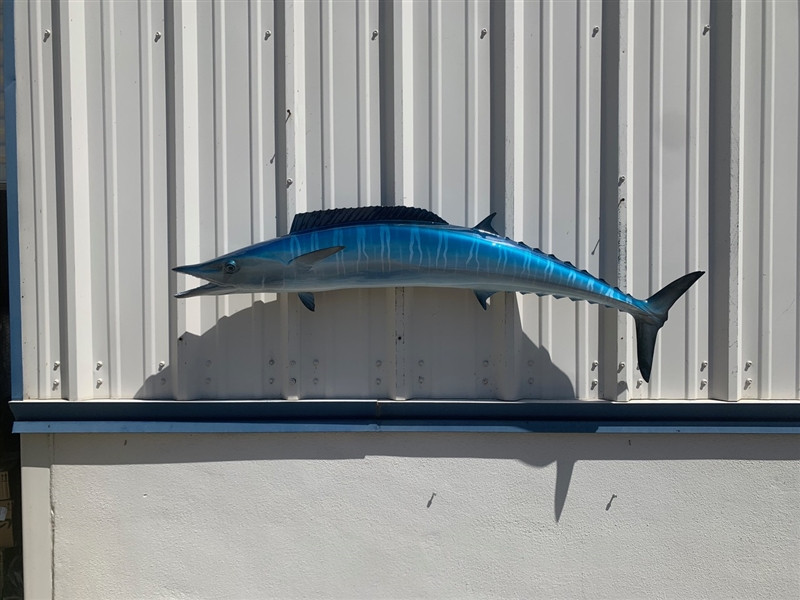 54 Inch Wahoo Two Sided Wall Mount Fish Replica