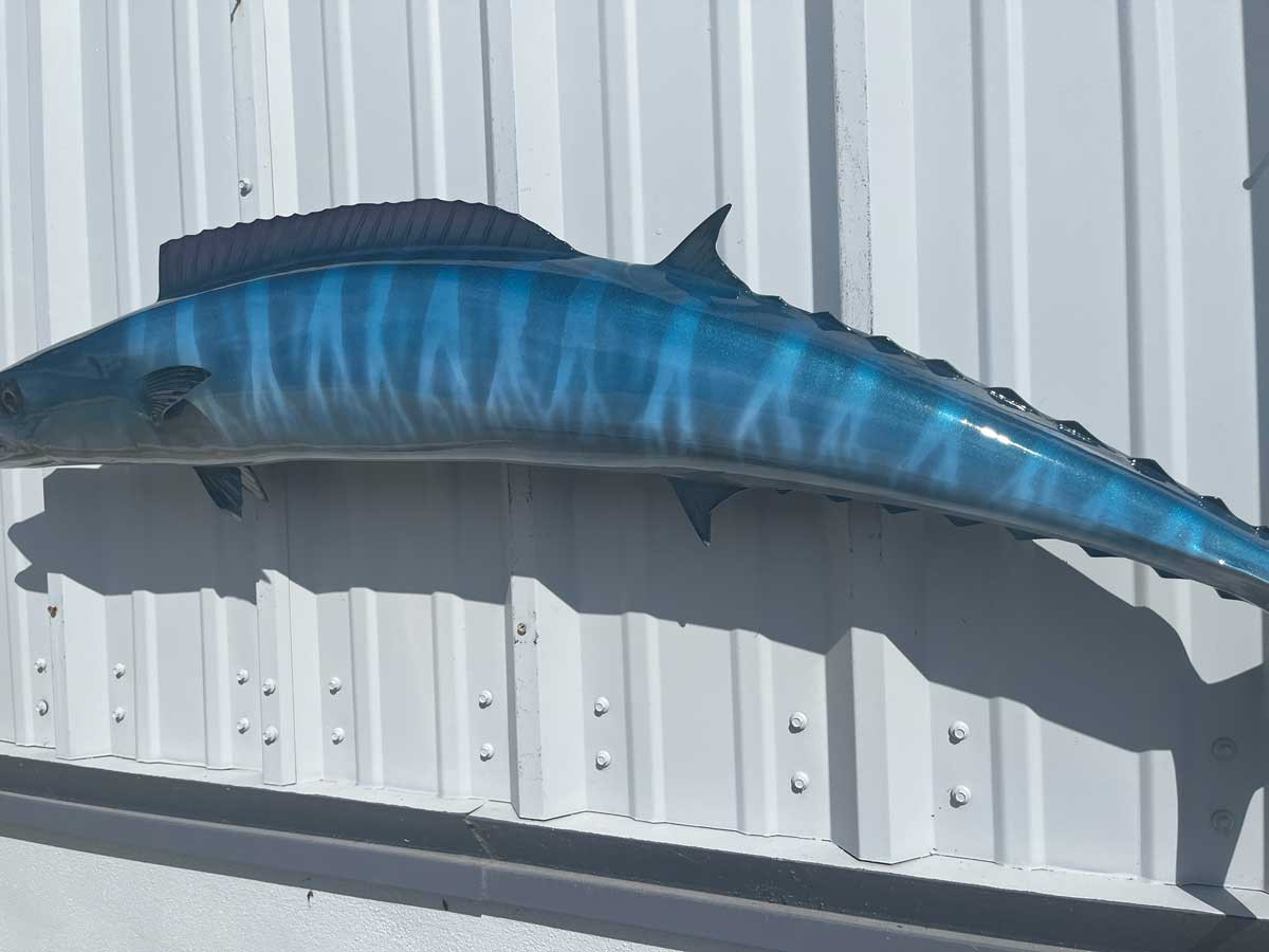 54 Inch Wahoo Full Mount Fish Replica In Stock