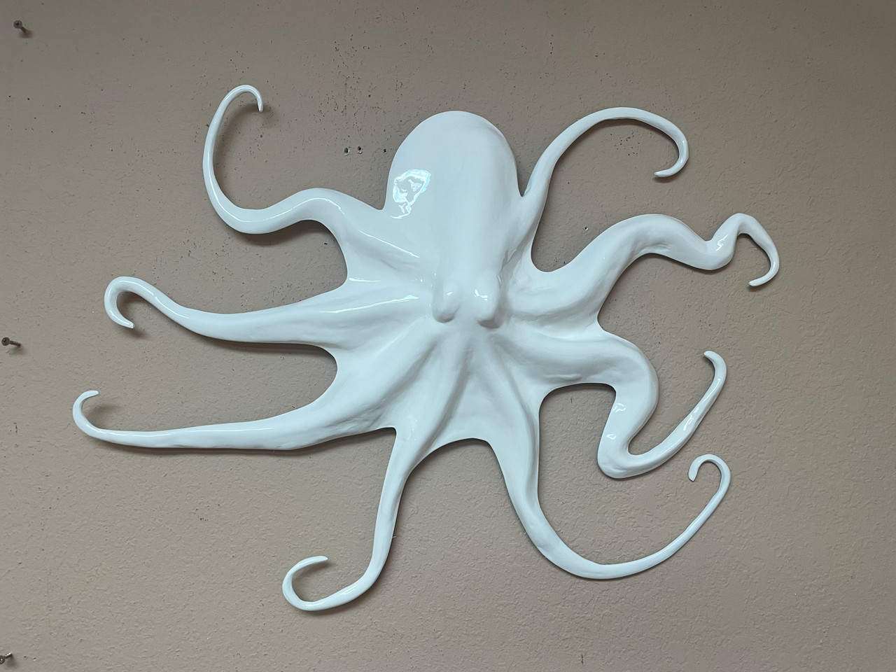 28 Inch Octopus Half Mount Octopus Half Sided Replica Gloss White Octopus