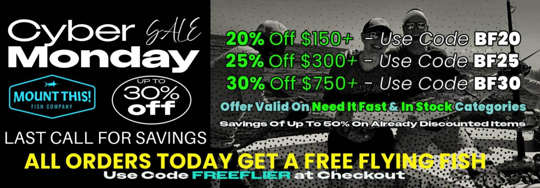 30 Inch Red Snapper Fish Mount Replica Reproduction For Sale