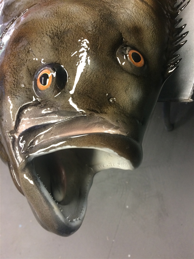 61 Inch Halibut Mount 61 Inch Halibut Full Mount 61 Inch Halibut Replica