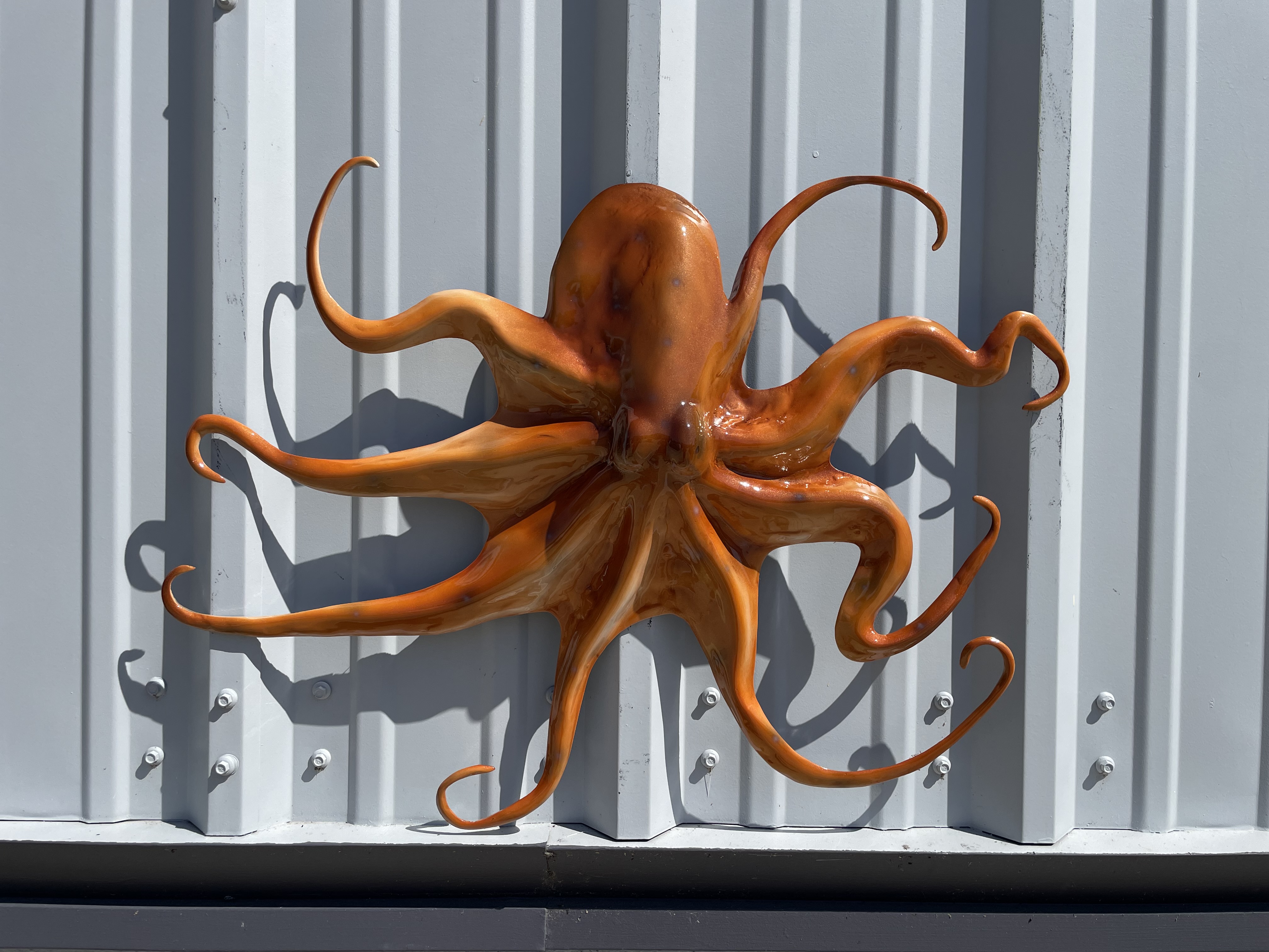 28 Inch Octopus Half Mount Octopus Half Sided Replica Orange Octopus
