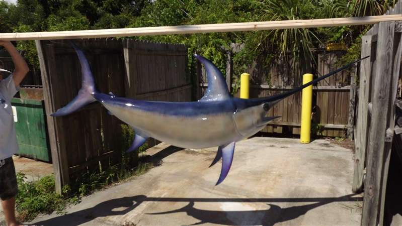 95 Inch Swordfish 3D Suspension Mount Replica For Sale