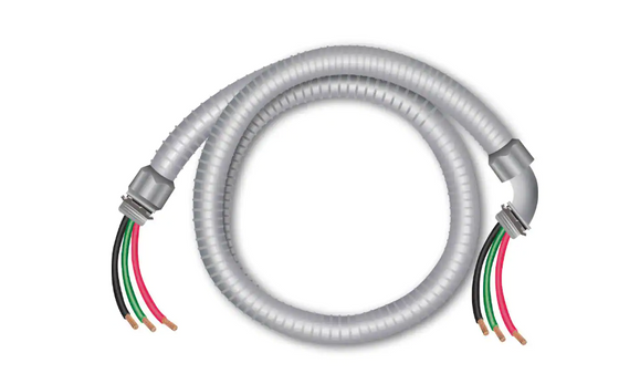 Southwire 1/2in x 4ft 10/3 Ultra-Whip Liquidtight Flexible Non-Metallic ...