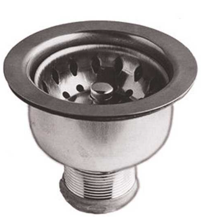 Premier SX-0147835 Deep Cup Basket Strainer without Tailpiece in Chrome ...