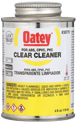 Otey PVC Cleaner- Clear 4oz 30779- 10 pack