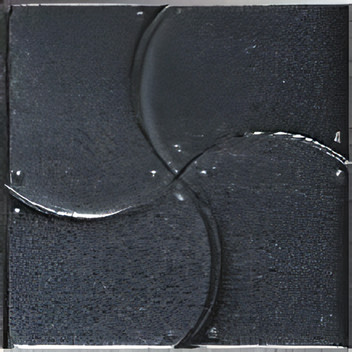 2x2 Arc Dot Polished Iron Pol |12 Pack|