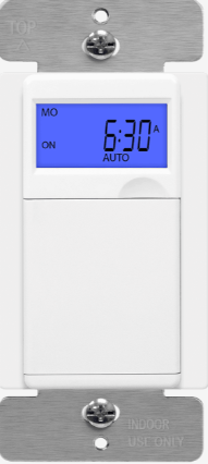 7-Day Digital In-Wall Programmable Timer Switch- 4 Pack