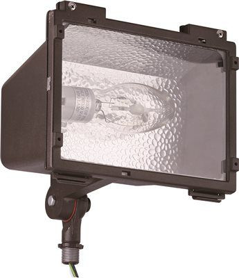 Monument Floodlight With Adjustable Knuckle Aluminum Housing 100-Watt ...