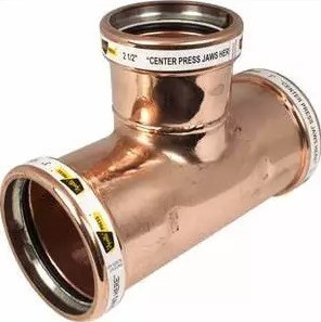 Apollo Press 811 2-1/2 in. Press 300 psi Copper Tee (3-Pack)