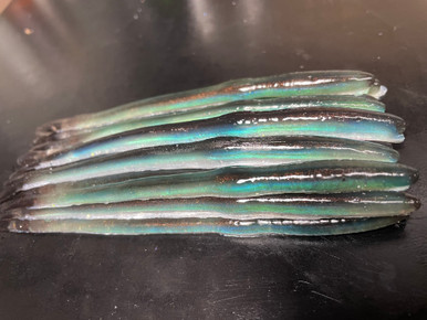 6” Straight Tail Worm Color: Shad Spawn 25 Count Pack (Pre Order 2-3 ...