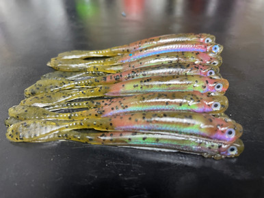Drop Shot Minnow Color: Sweet Green Pumpkn 30 count pack (Pre Order 2-3 ...