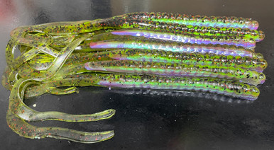 11" Ribbon Tail Worm Color: Sweet Watermelon 25 count pack (Pre Order 2 ...
