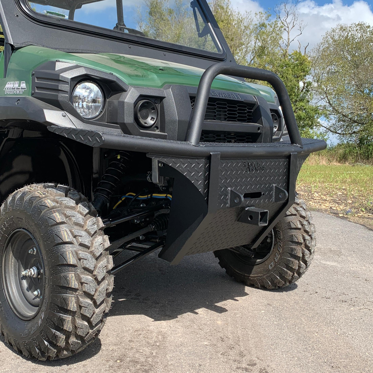 Kawasaki Mule Pro Fxfxt Front Bumper Replacement Grill Guard By Ranch