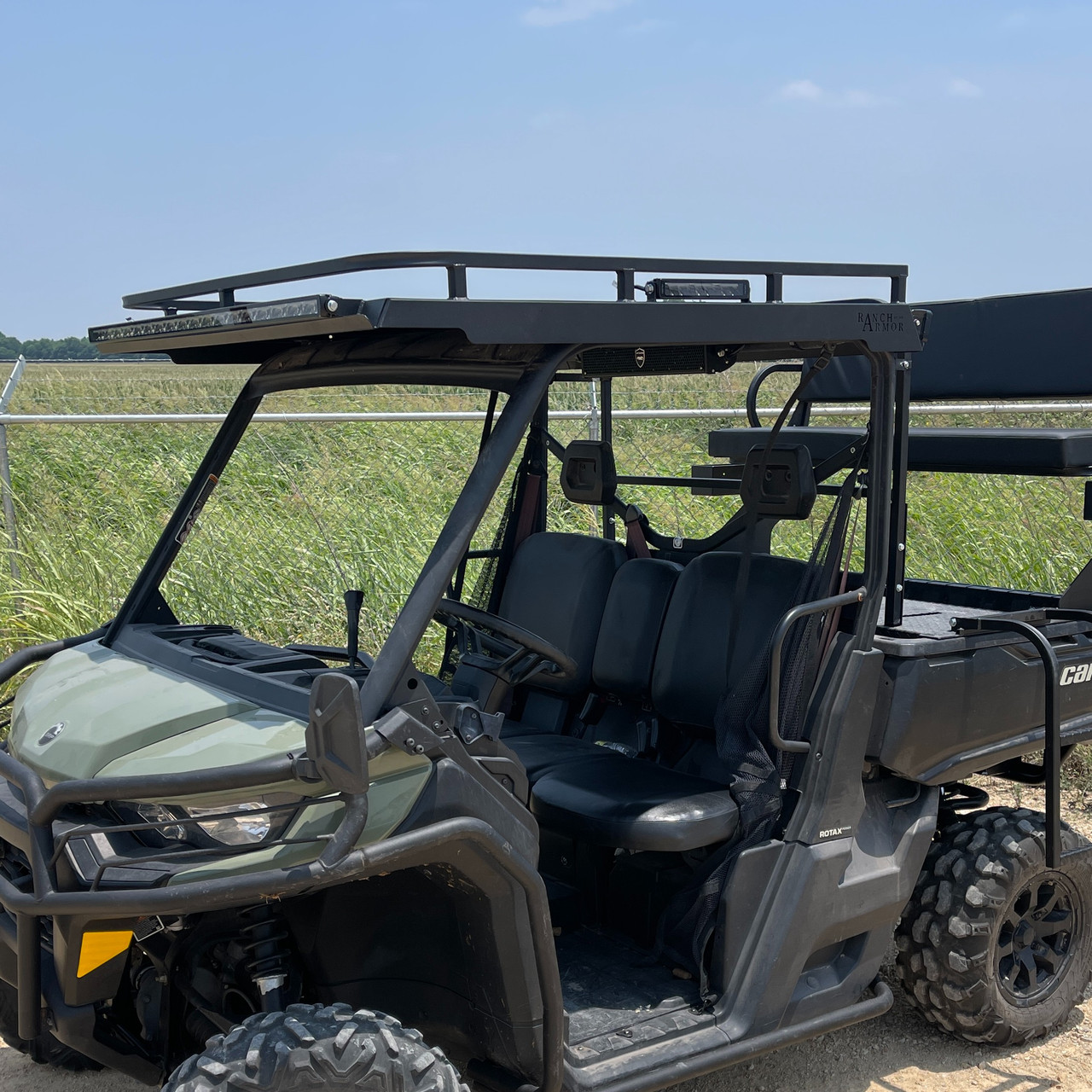 Can Am Defender Single Cab Metal Top Ranch Armor Utv