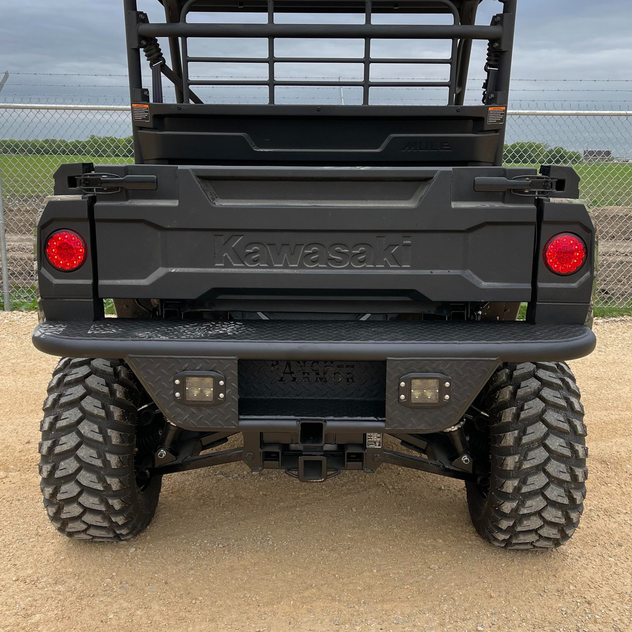 Kawasaki Mule Pro Mx Rear Replacement Bumper By Ranch Armor
