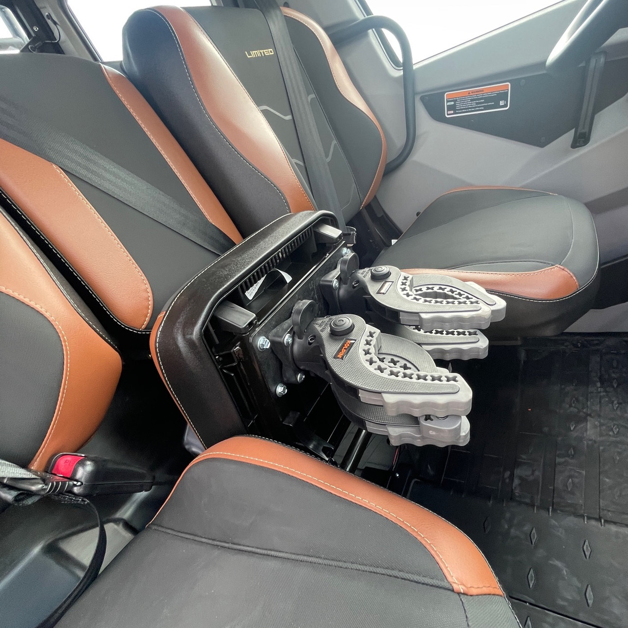 Ranch Armor Can Am Defender Middle Seat Rifle Mount Ranch Armor Utv