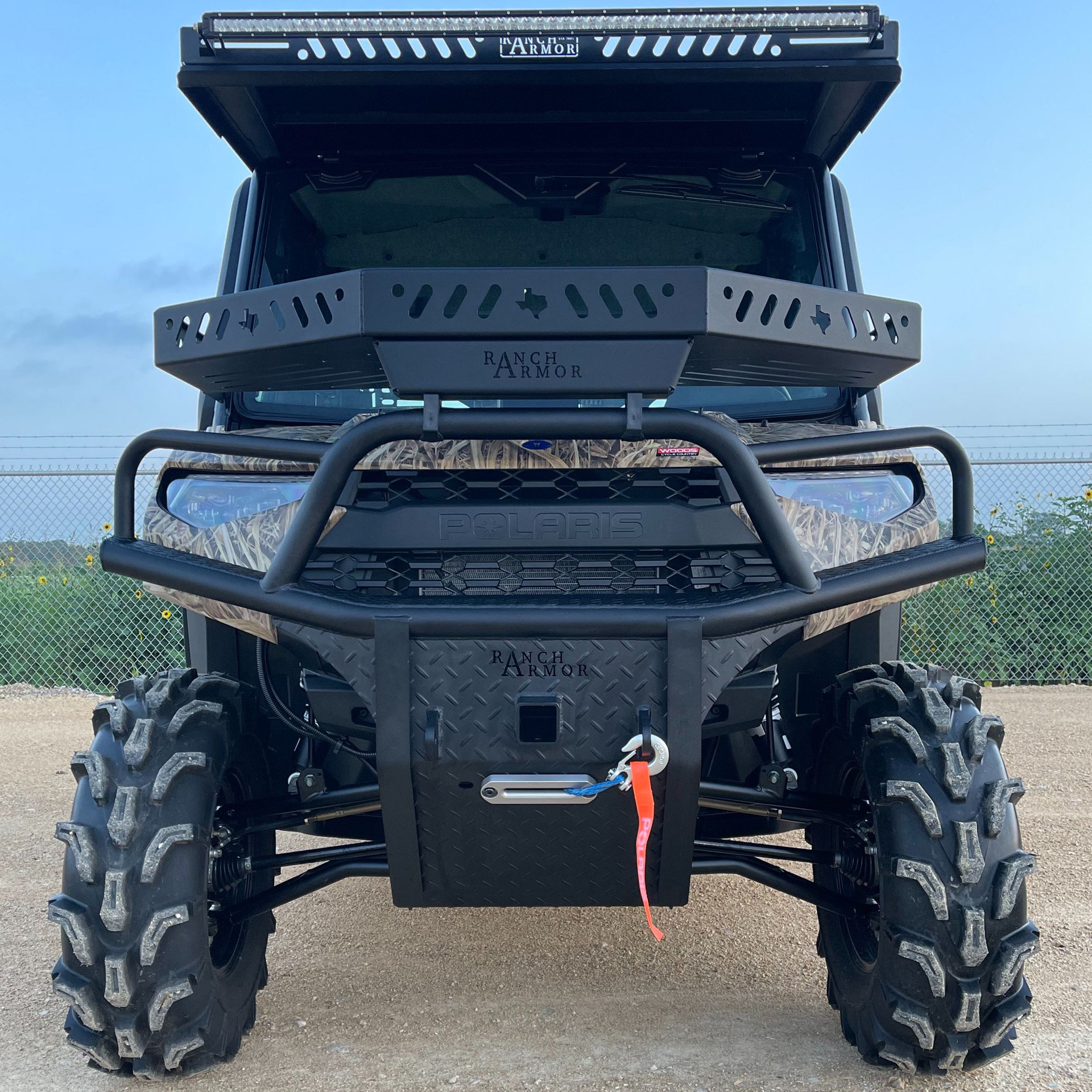 Polaris Ranger Front Bumper And Replacement Grill Guard For 1000