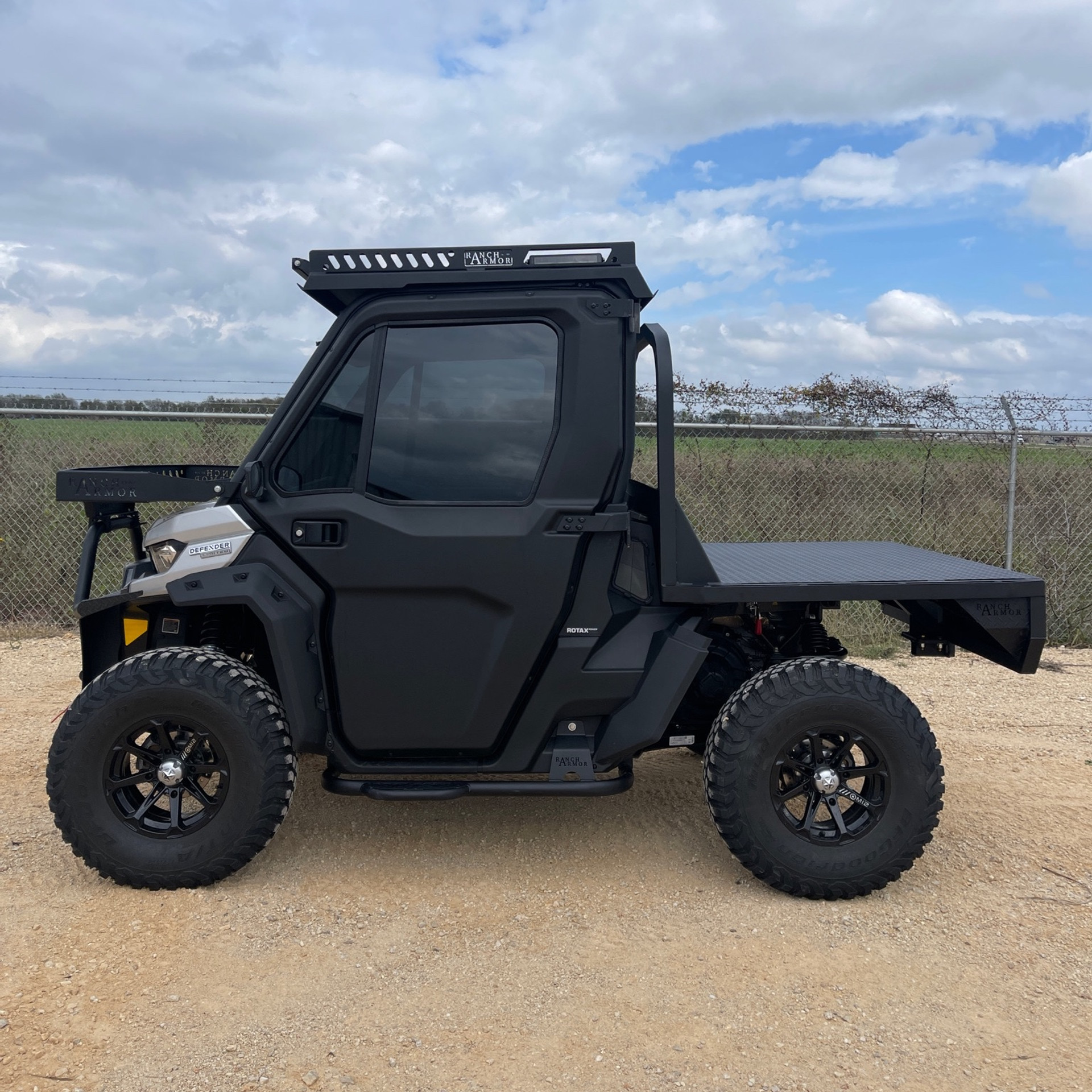 The First Production Can Am Defender Flatbed Is Here By Ranch Armor