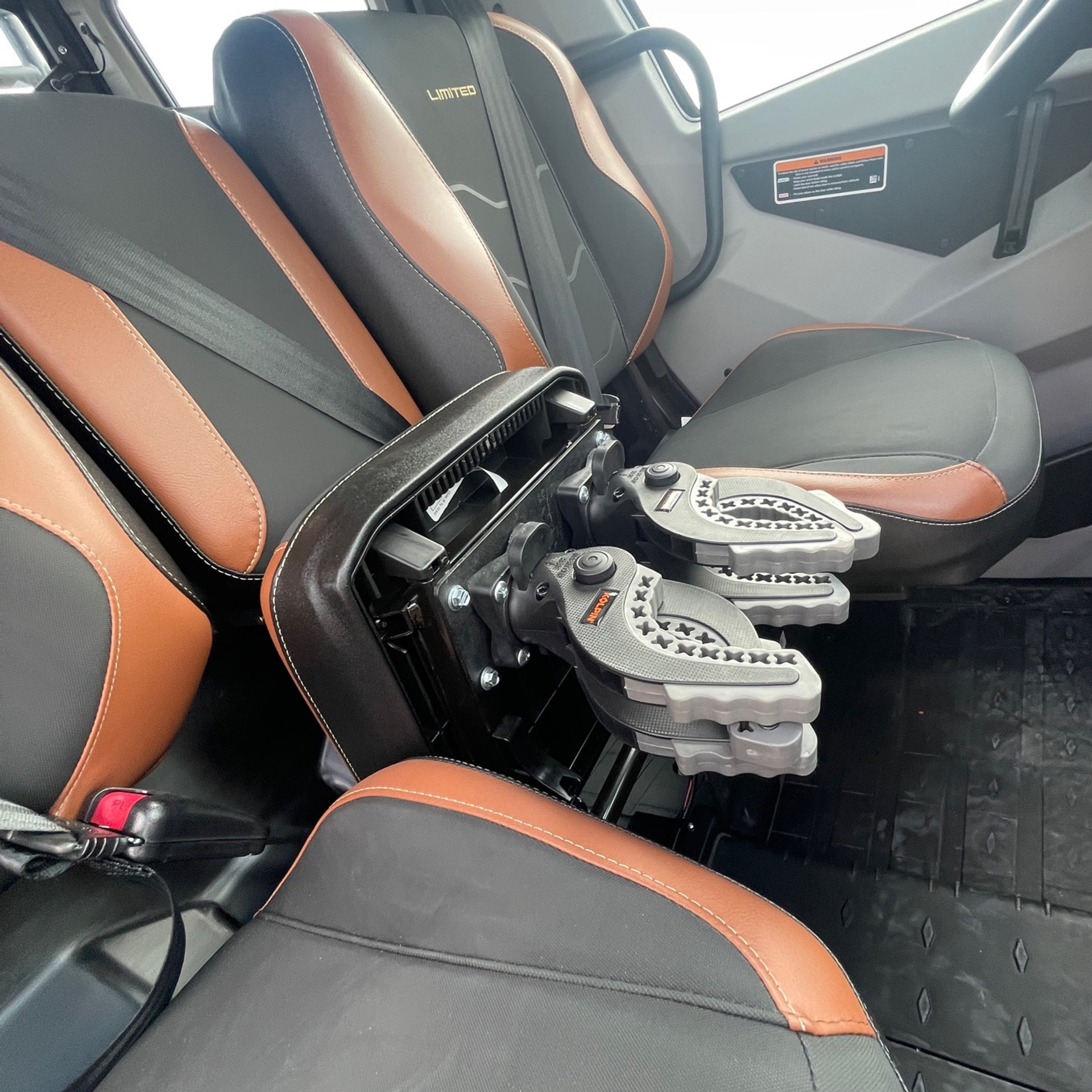 Ranch Armor Can Am Defender Middle Seat Rifle Mount Ranch Armor Utv