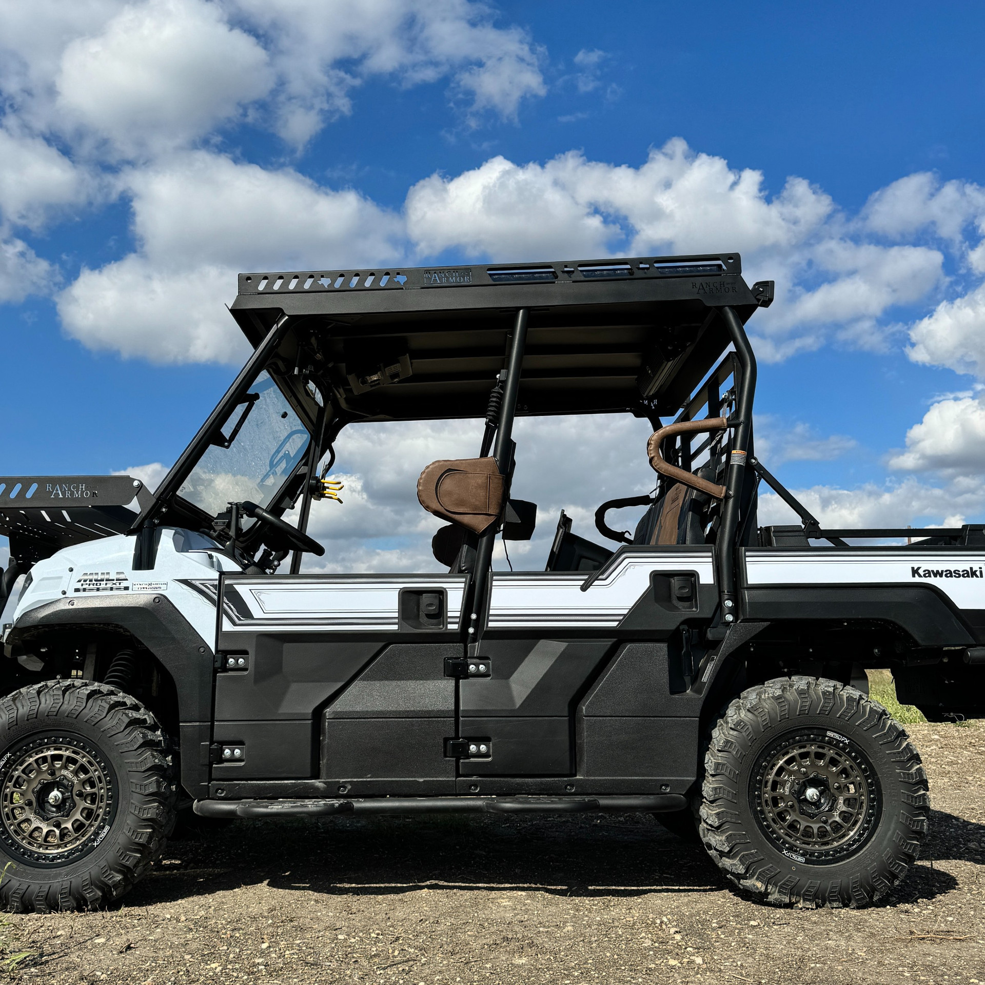 Kawasaki Mule Pro Fx And Fxt Trans Accessories Steel Roofs High