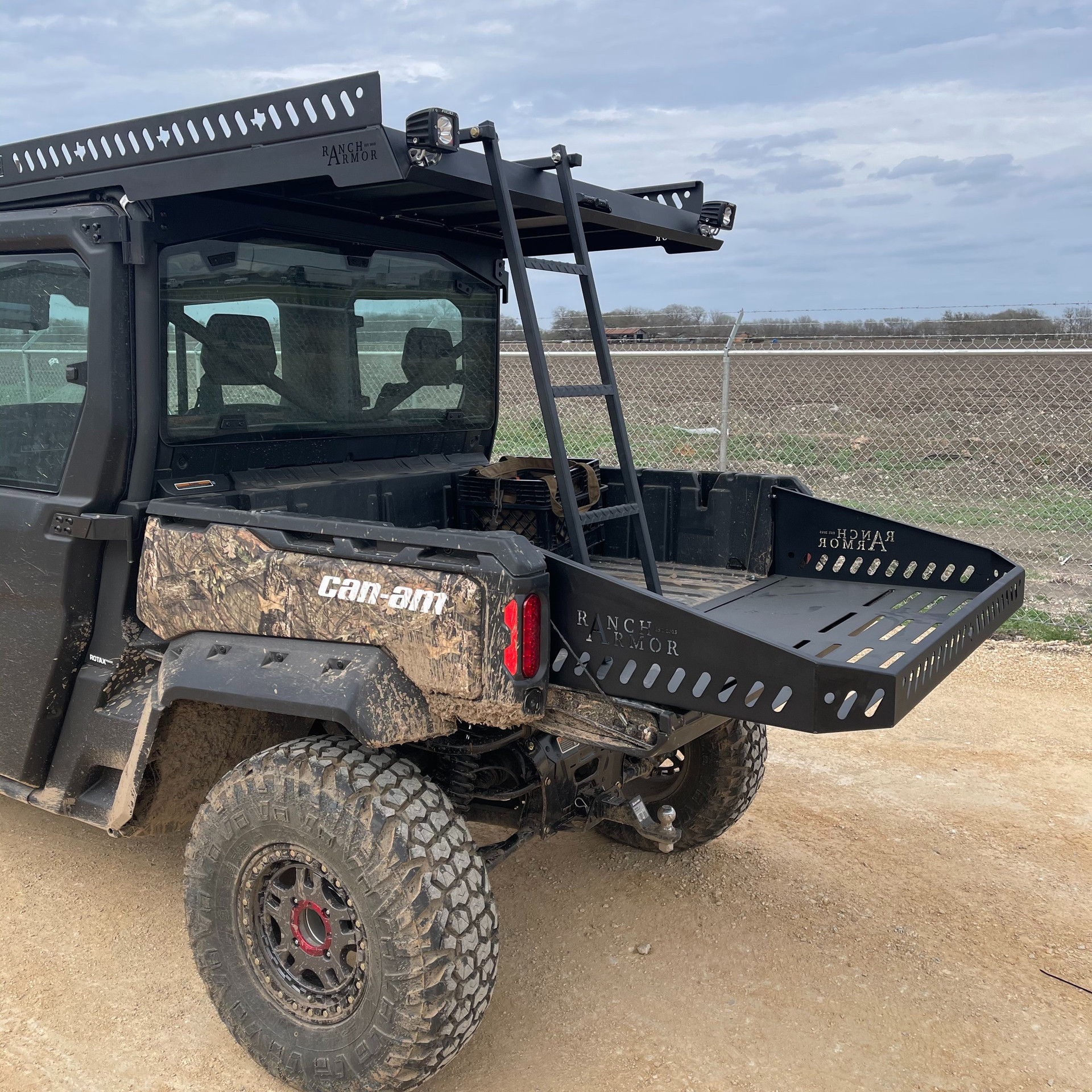 Can Am Defender Crew Max Limited Ultra Extended Metal Top Ranch Armor Utv