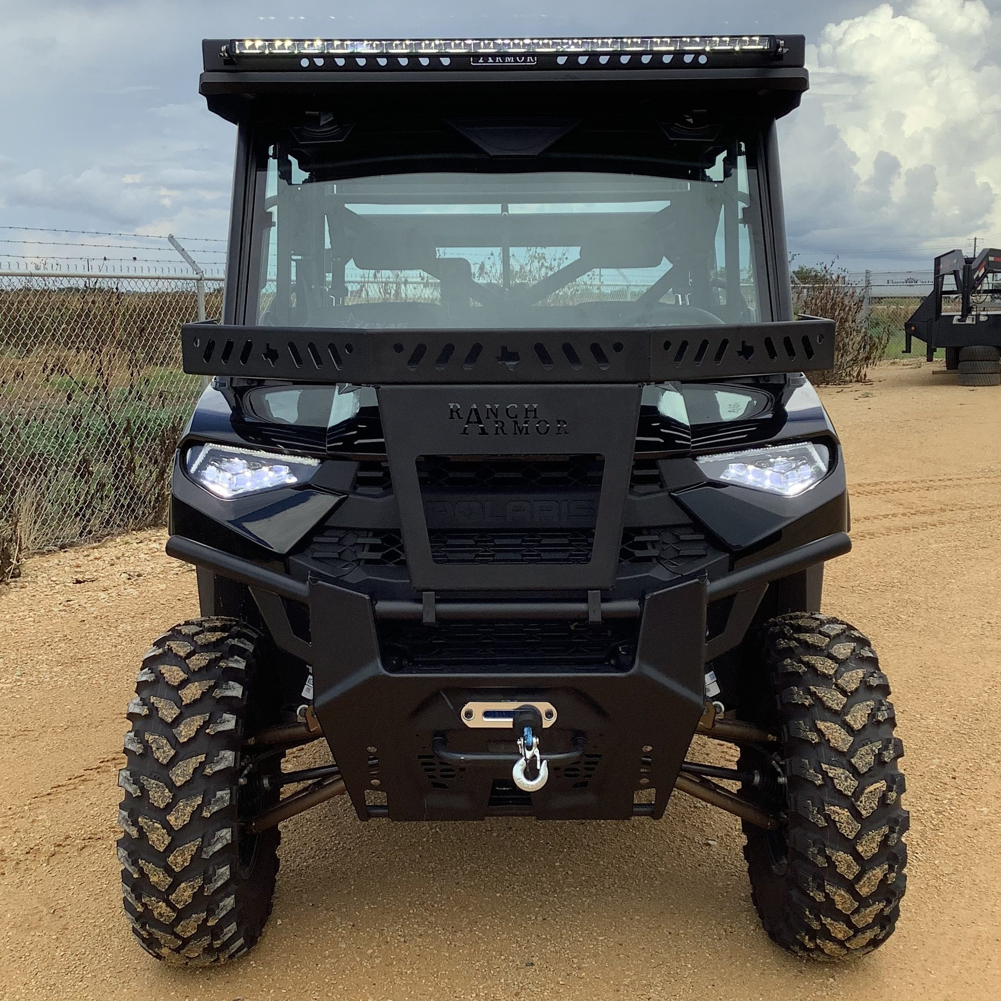 Polaris Ranger Front Storage Basket Hood Rack For Lock And Ride