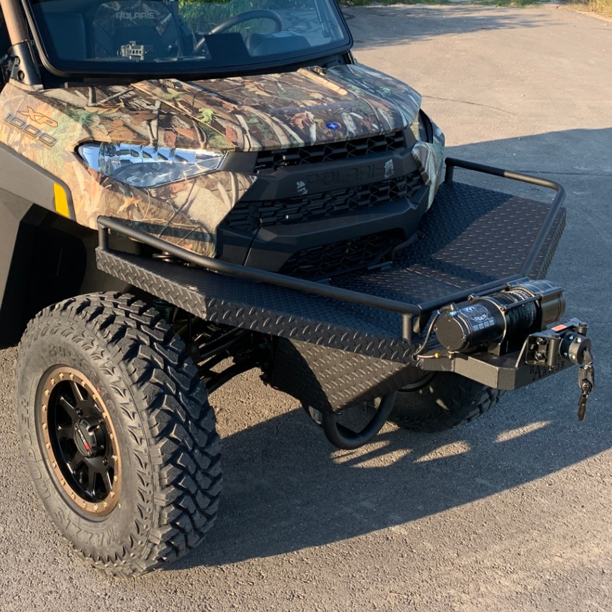 Ranch Armor Polaris Ranger Feeder Bumper Front Rack Ranch Armor Utv