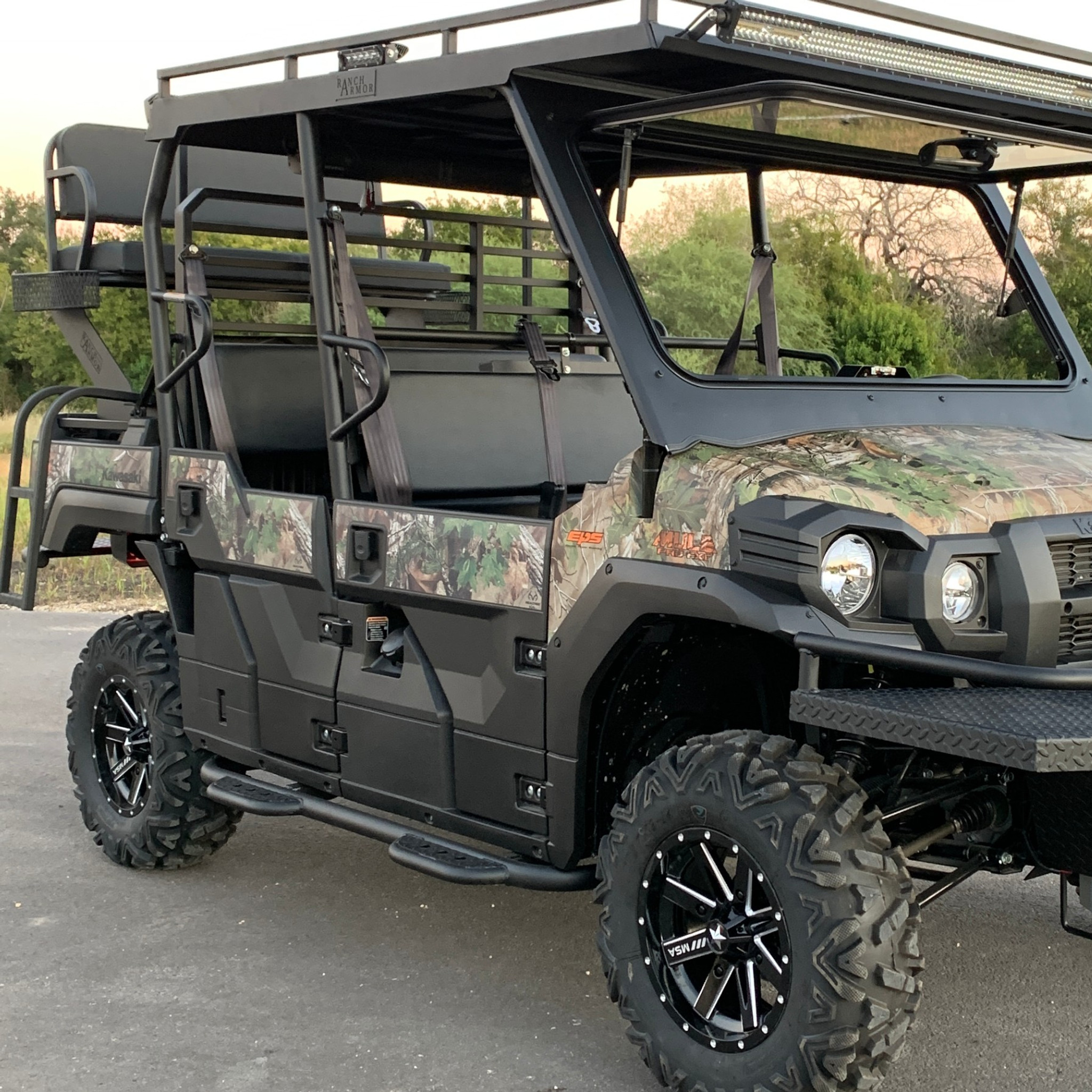 Kawasaki Mule Pro Fxt Ranch Armor Side Steps Ranch Armor Utv