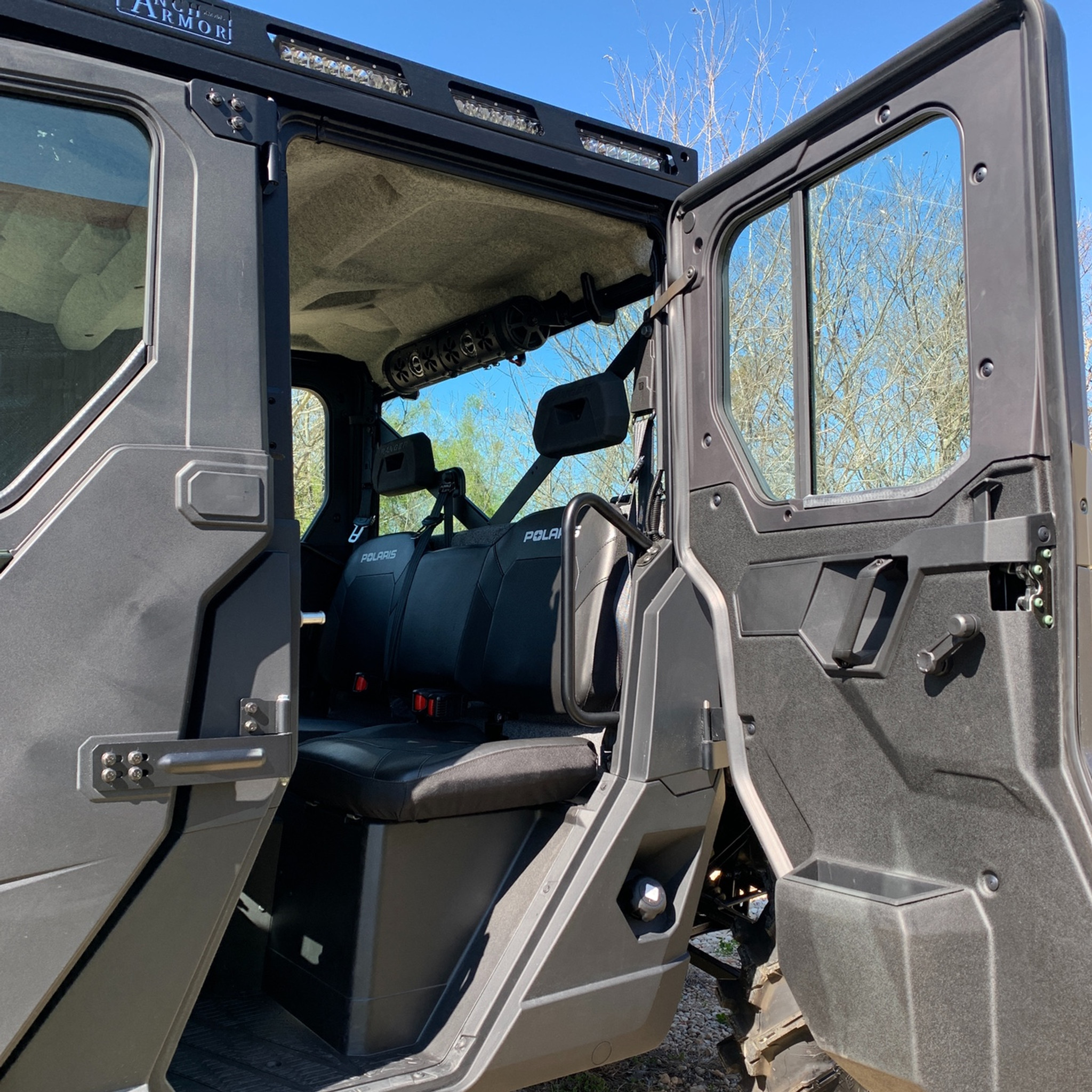 Polaris Ranger Crew Northstarhvac Metal Top Ranch Armor Utv