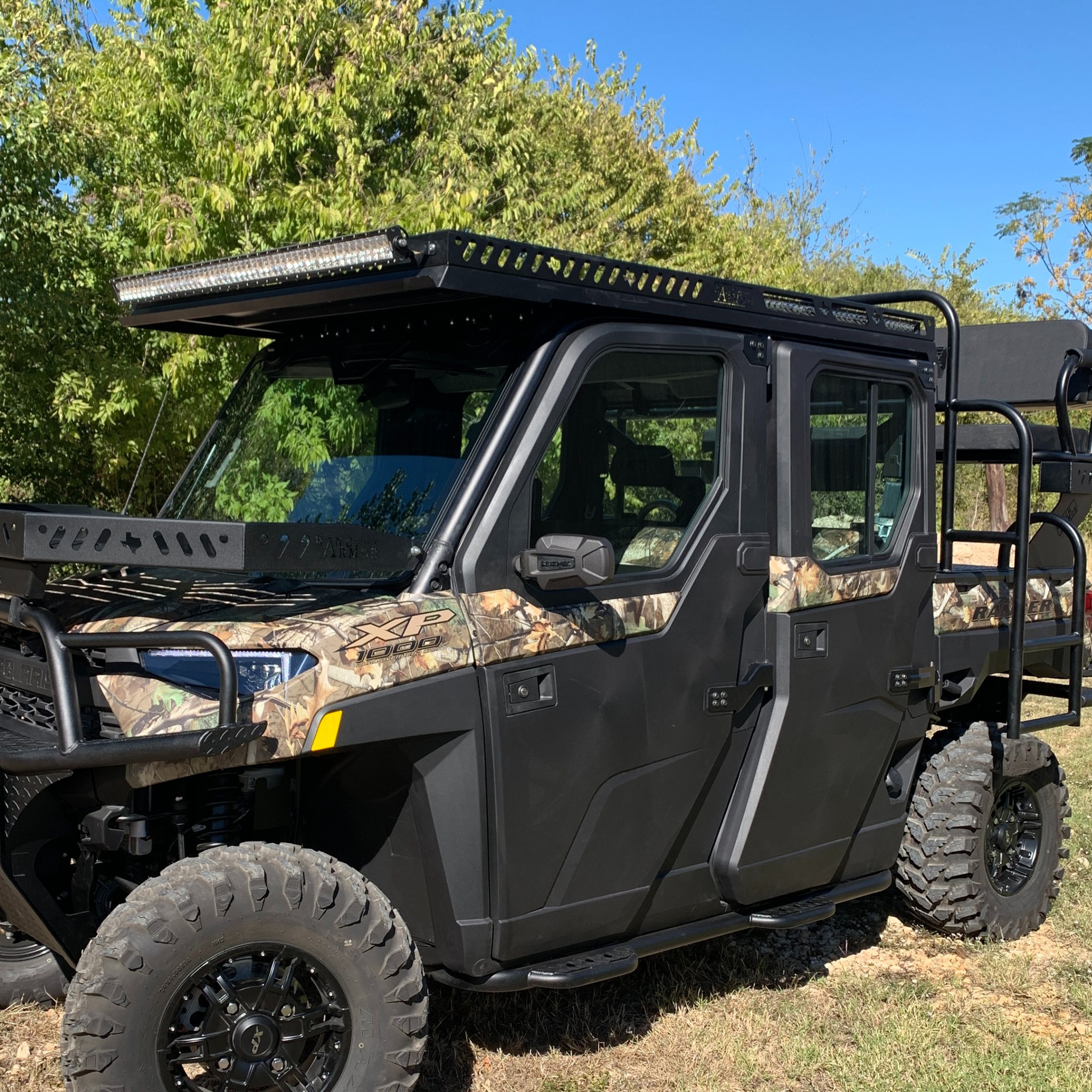 Polaris Ranger Crew Northstarhvac Metal Top Ranch Armor Utv