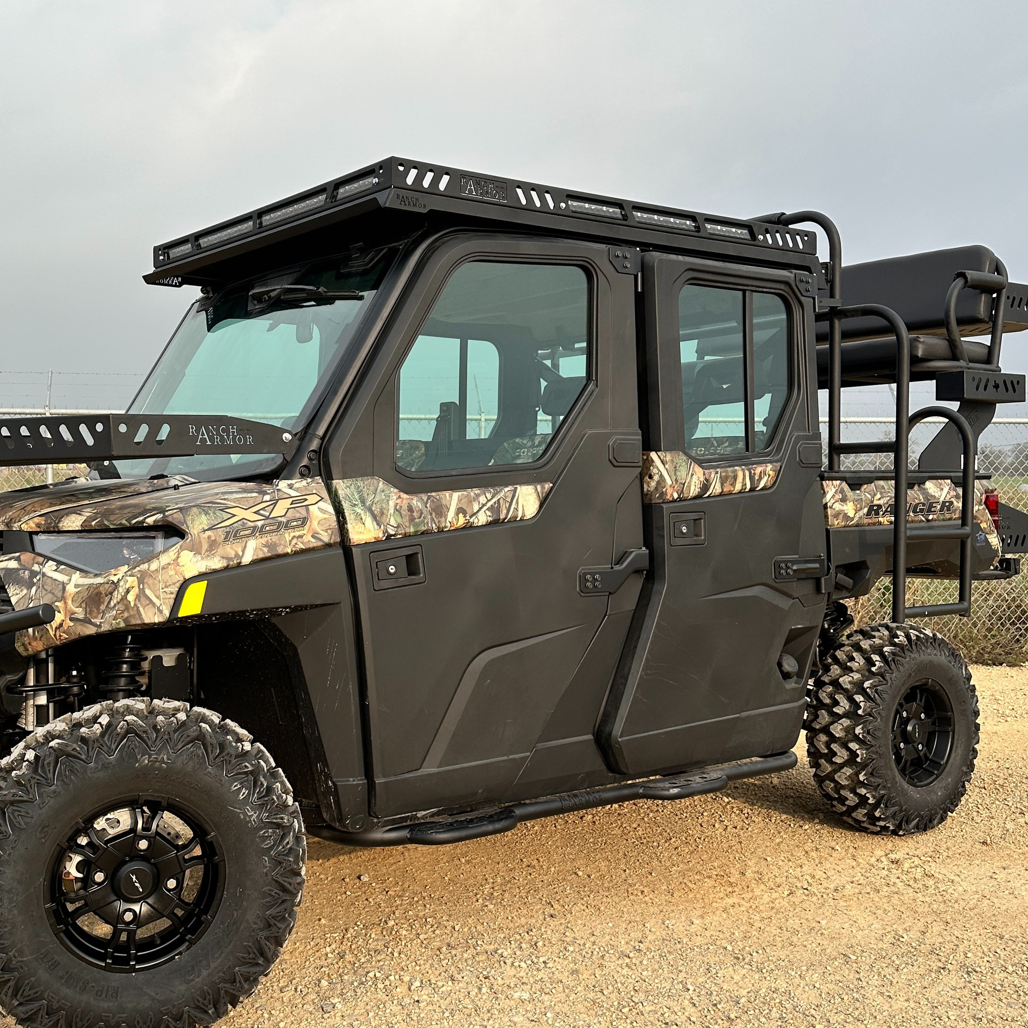 Polaris Ranger Crew Northstarhvac Metal Top Ranch Armor Utv