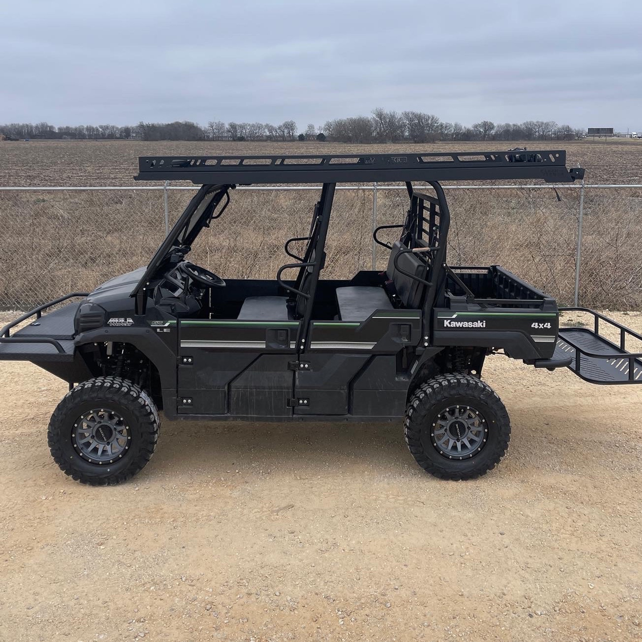Kawasaki Mule Pro Fxtdxt Ultra Extended Top Overhangs Over Bed Ranch