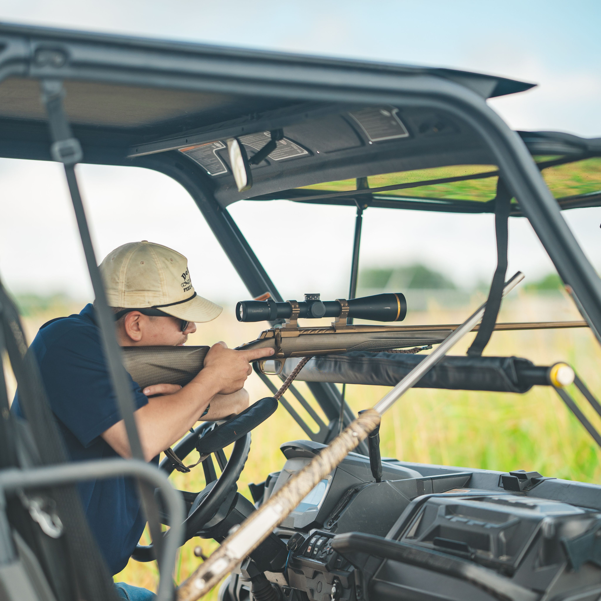 Can Am Defender Interior Rifle Rest Ranch Armor Utv