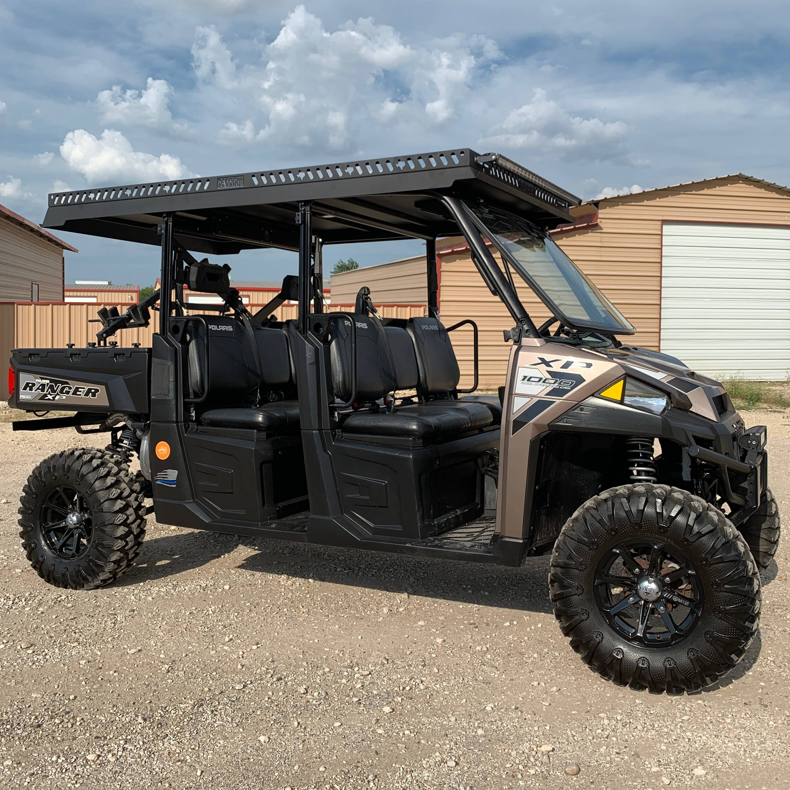 Polaris Ranger 1000 Ultra Extended Utv Top Overhangs Over Rear Bed