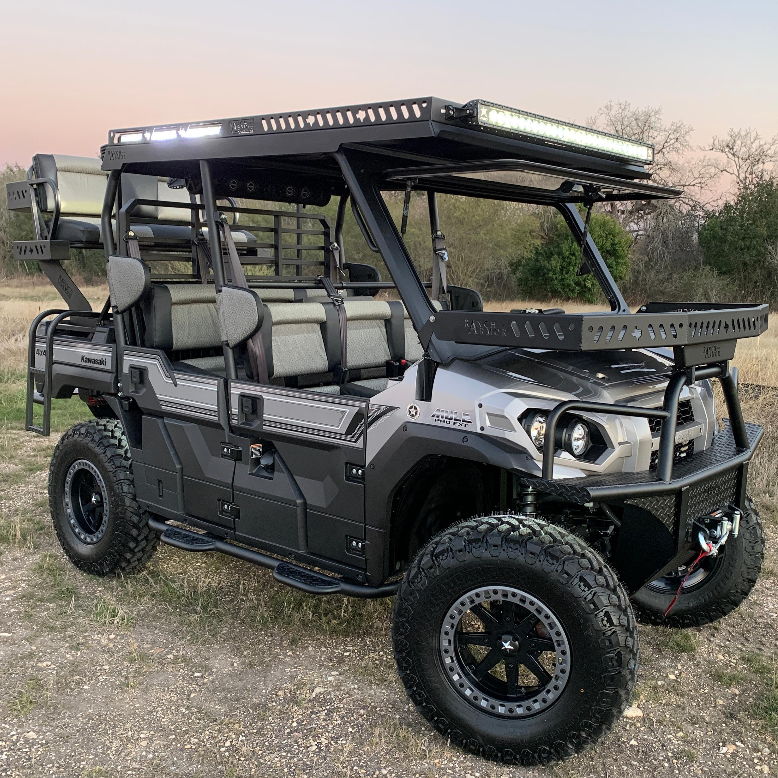 Kawasaki Mule Pro Fxt Ranch Armor Nerf Bars Ranch Armor Utv