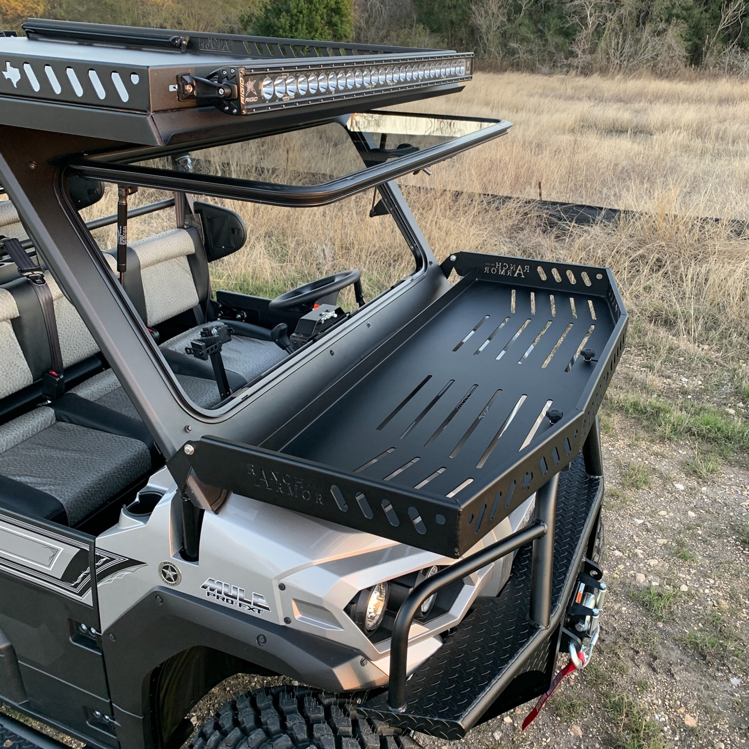Ranch Armor Kawasaki Front Hood Basket Ranch Armor Utv