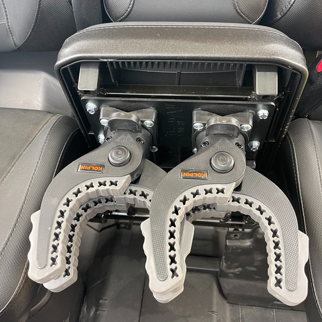 Ranch Armor Can Am Defender Middle Seat Rifle Mount Ranch Armor Utv