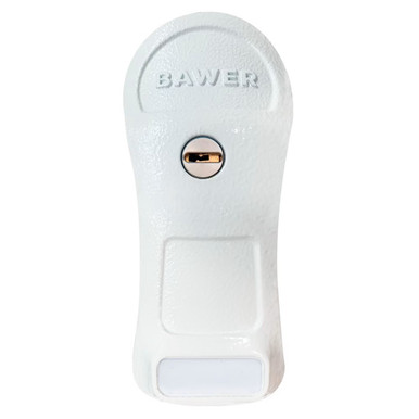 White Security Lock 2 Piece For Cargo Vans - Bawer Tool Box
