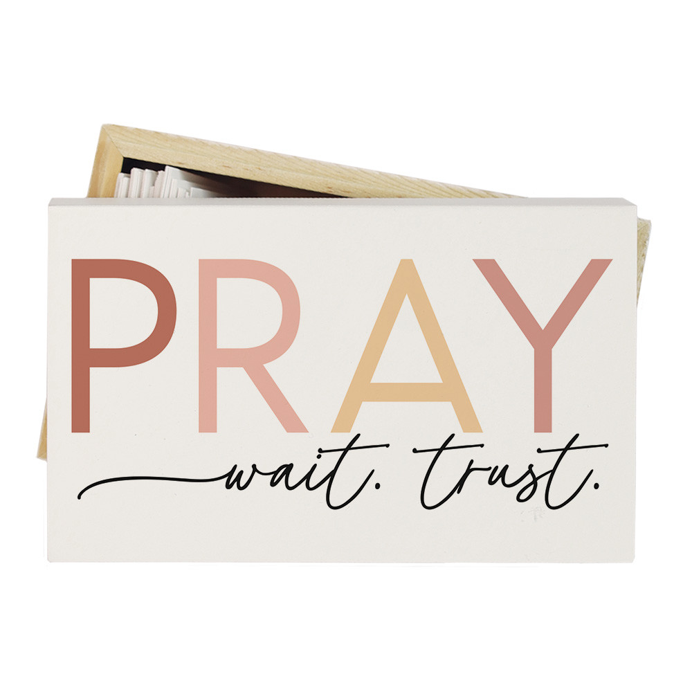 Pray Wait Color - Prayer Box - Simply Said