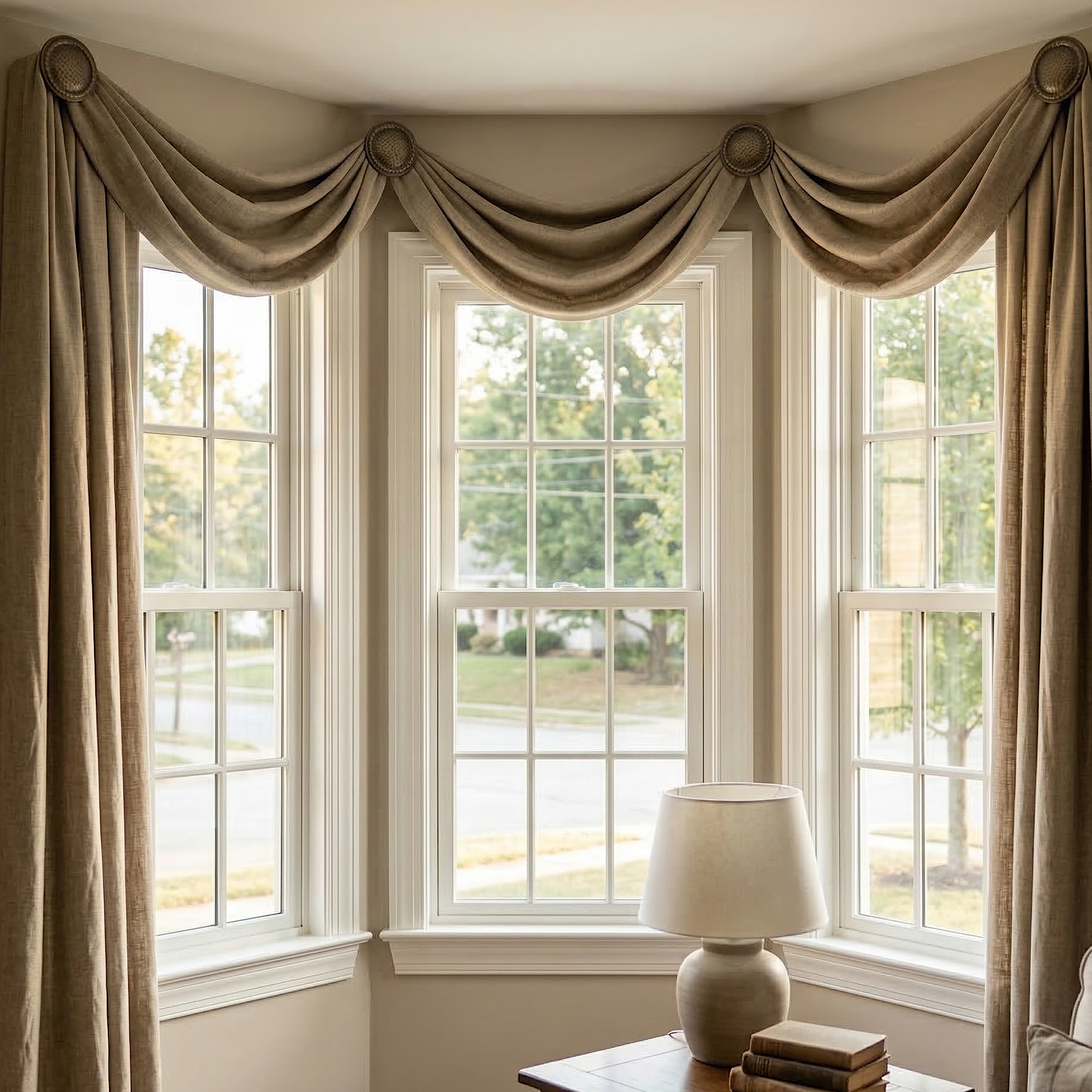 Beyond the Rod: The Best Drapery Hardware for Bay Windows - Metropolis Iron
