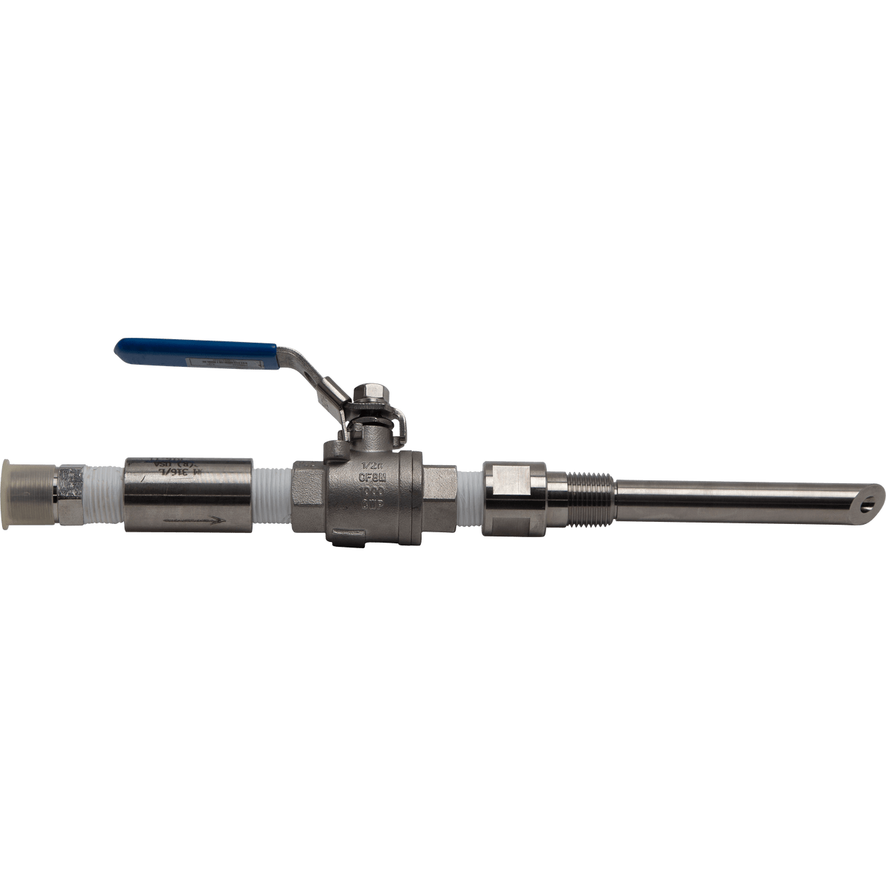 1/2" PVC Injection Quill - 3 inches - Cannon Water Technology
