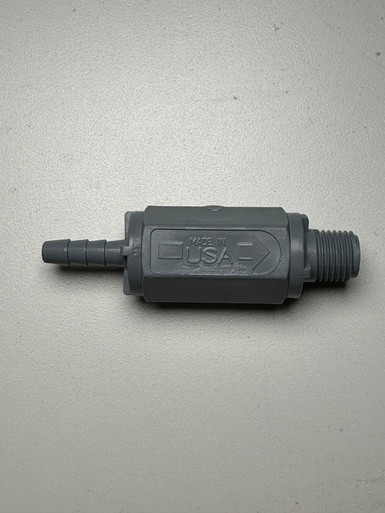7901234 KNIGHT Check Valve, 1/4" Barb x 1/4" MNPT Fitting, Viton Seal